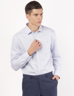 Pure Cotton Self Design Shirt