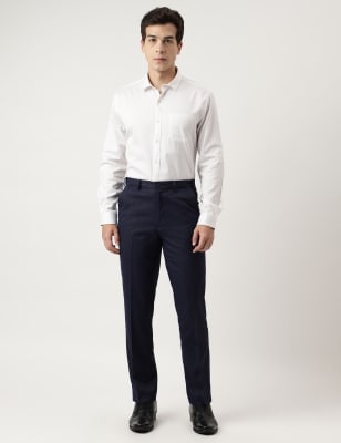 Regular Fit Striped Trousers