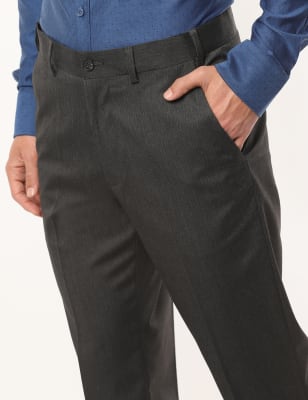 Crease Resistant Regular Fit Design Trouser