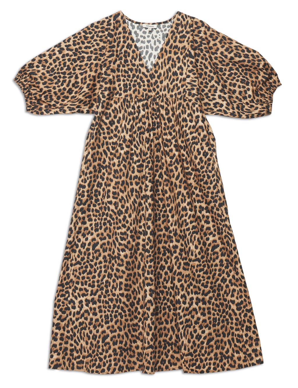 Organic Cotton Animal Print Midi Dress | Albaray | M&S