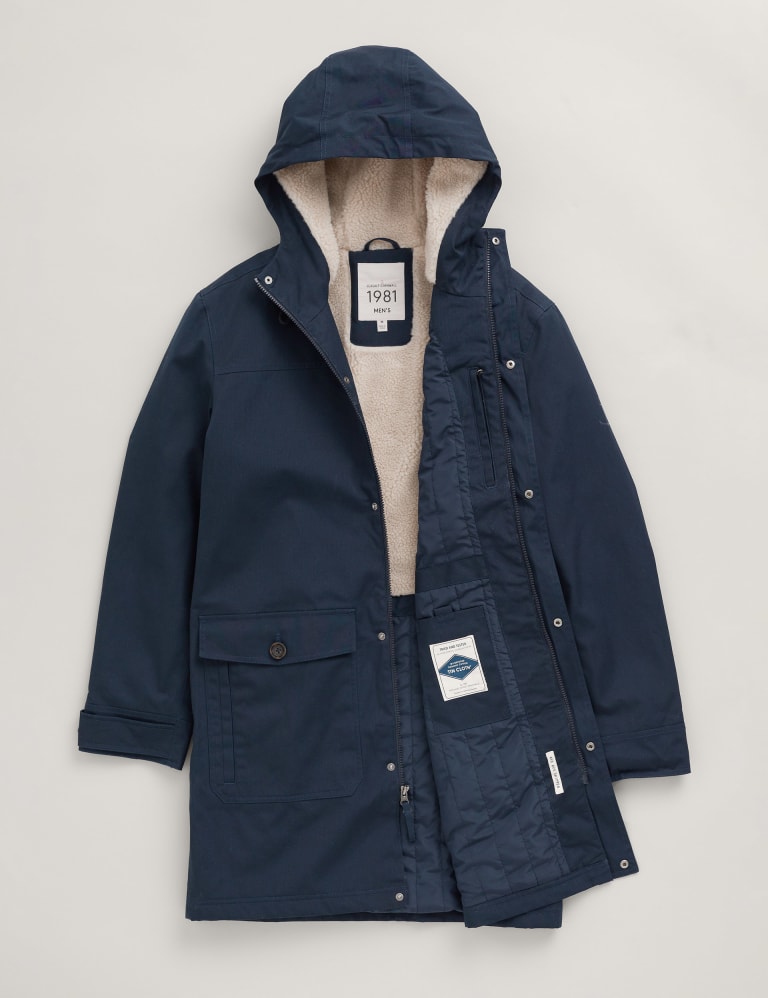 Organic Cotton Waterproof Parka Jacket | Seasalt Cornwall | M&S