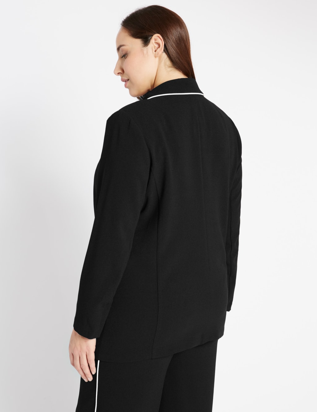 PLUS Contrast Piping Jacket | M&S Collection | M&S