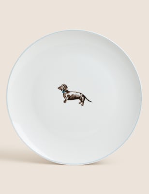 12 Piece Dachshund Dinner Set