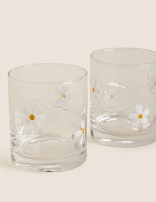Set of 2 Icon Daisy Tumblers