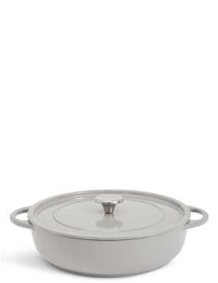 Cast Iron Shallow Casserole Dish | M&S