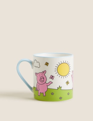 Percy Pig™ Colour Changing Mug with Stencil