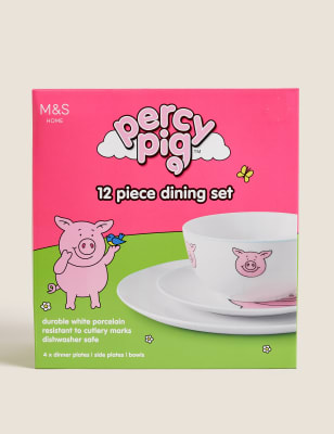 12 Piece Percy Pig™ Dinner Set