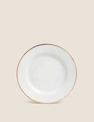 12 Piece Gold Rim Dinner Set