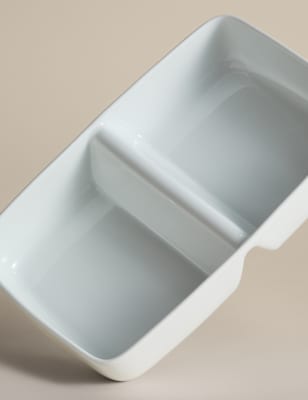 Ceramic Divided Vegetable Dish