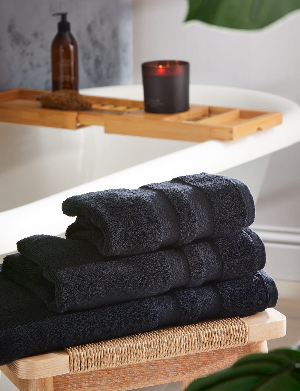Black Towels | M&S