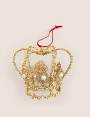 Gold Hanging Crown Decoration