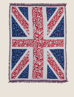Pure Cotton Union Jack Throw