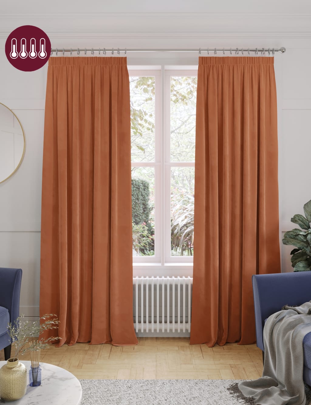Ready Made Velvet Curtains | M&S