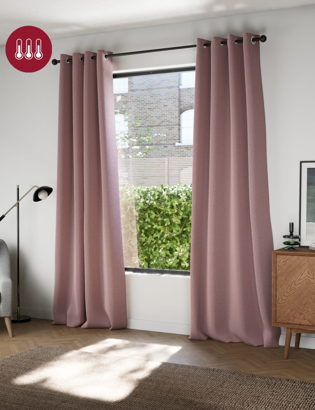 Ready-Made Eyelet Curtains | M&S