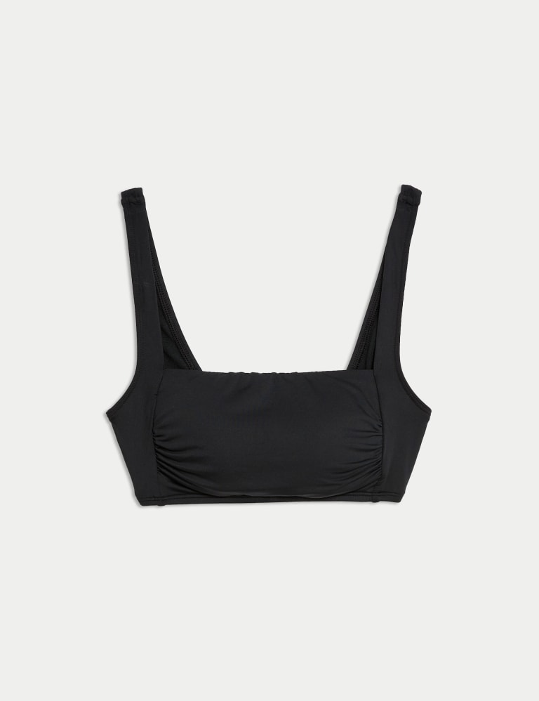 Padded Square Neck Bikini Top | M&S Collection | M&S