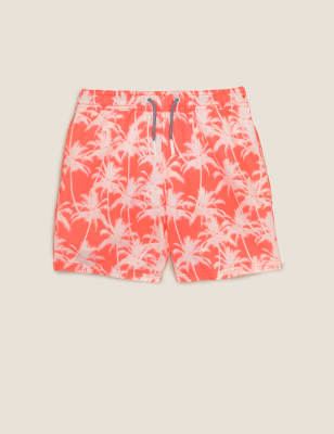 Palm Tree Print Swim Shorts (6-14 Yrs) | M&S