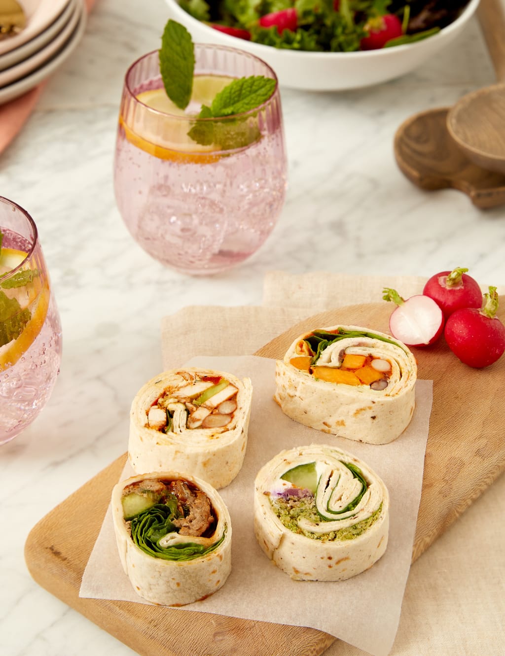 Party Mini Wrap Slices (20 Pieces) | M&S