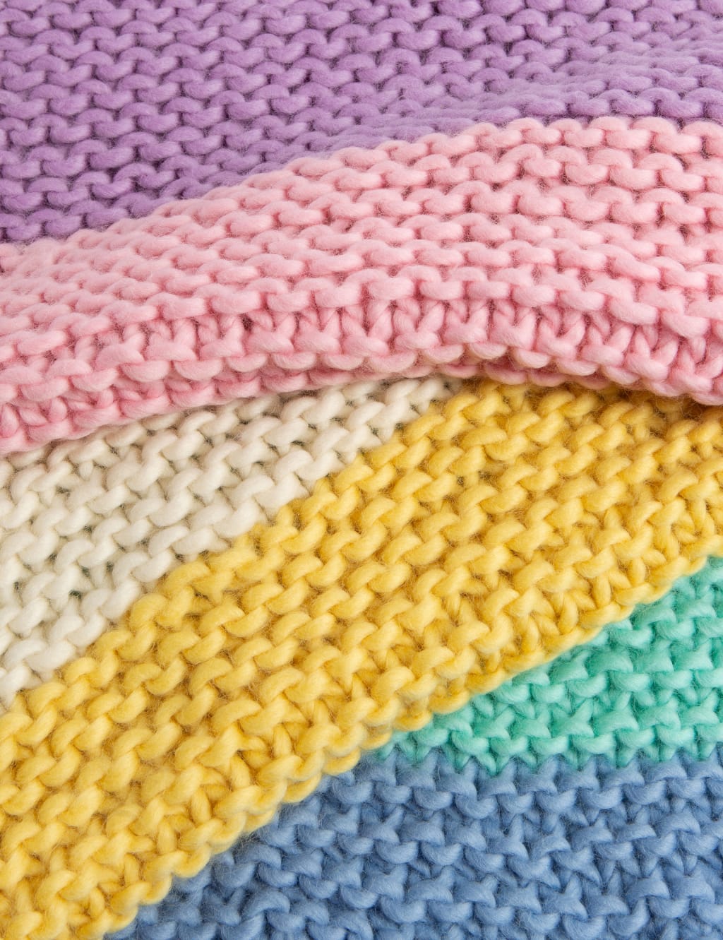 Pastel Dreams Blanket Knitting Kit | Wool Couture | M&S