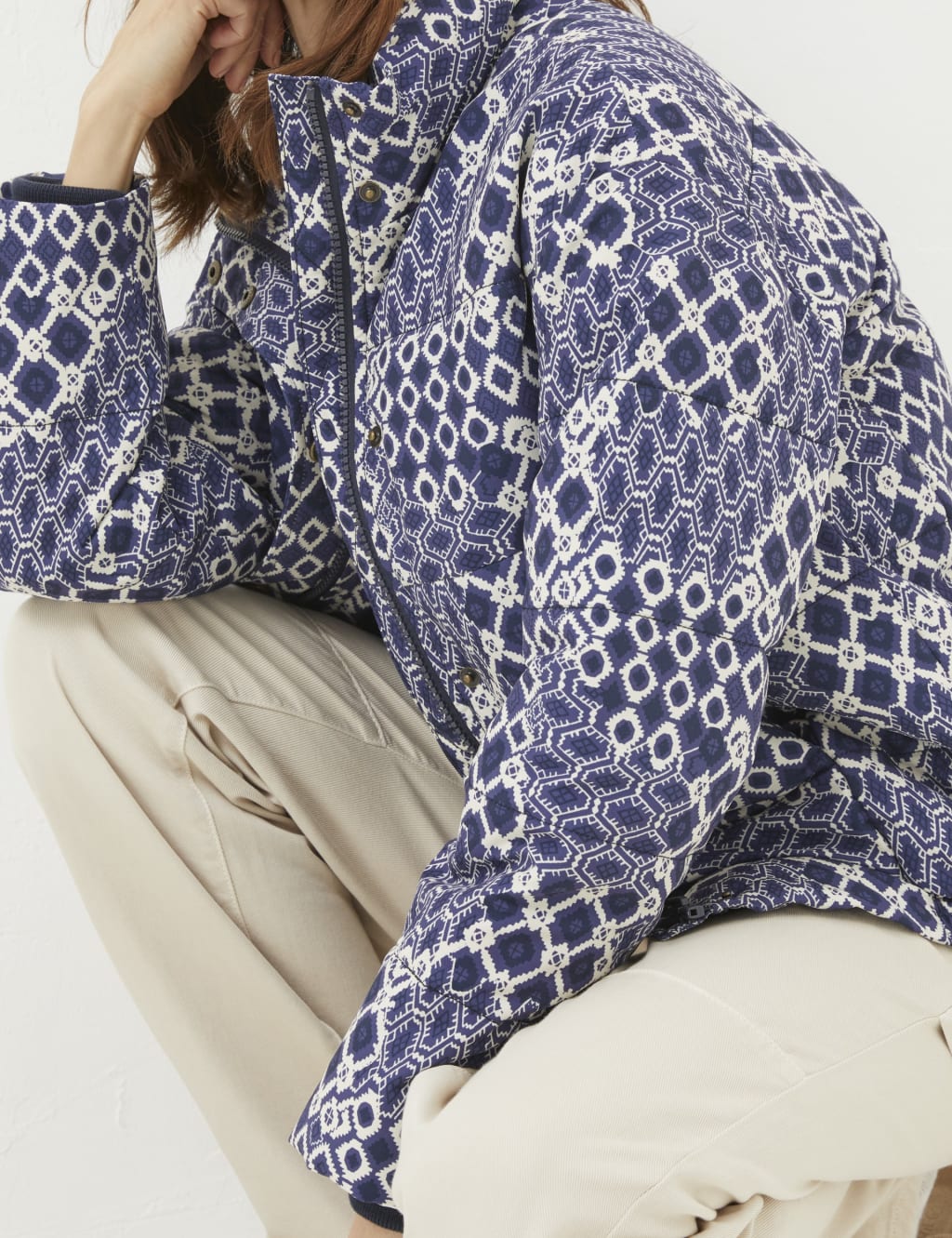 Patchwork Padded Puffer Jacket | FatFace | M&S