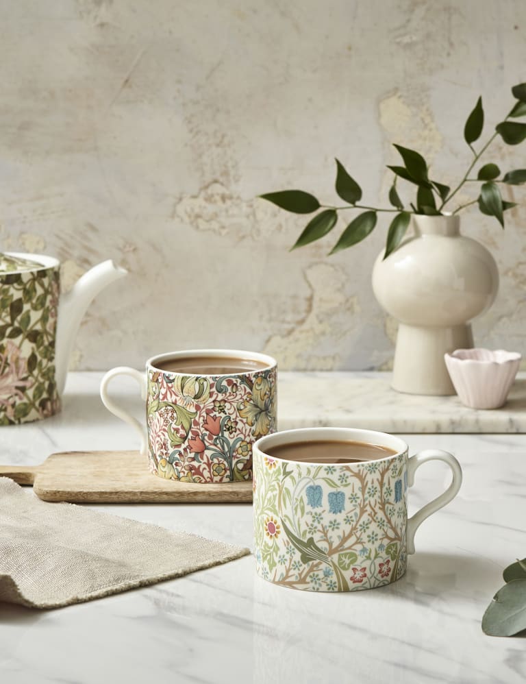 Patterned Teapot & Mug Set | Morris & Co | M&S