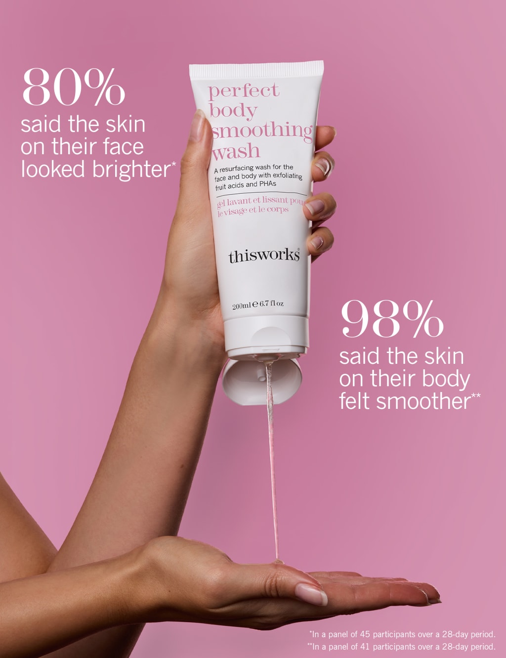 Perfect Body Smoothing Wash 200ml | This Works | M&S