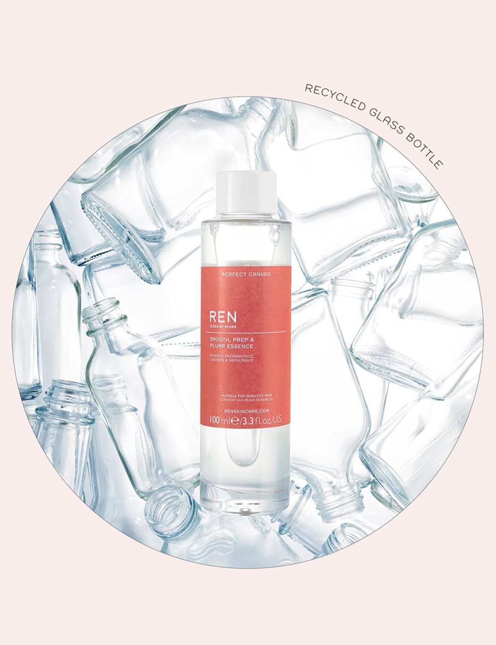 Perfect Canvas Smooth, Prep & Plump Essence 100ml | REN | M&S