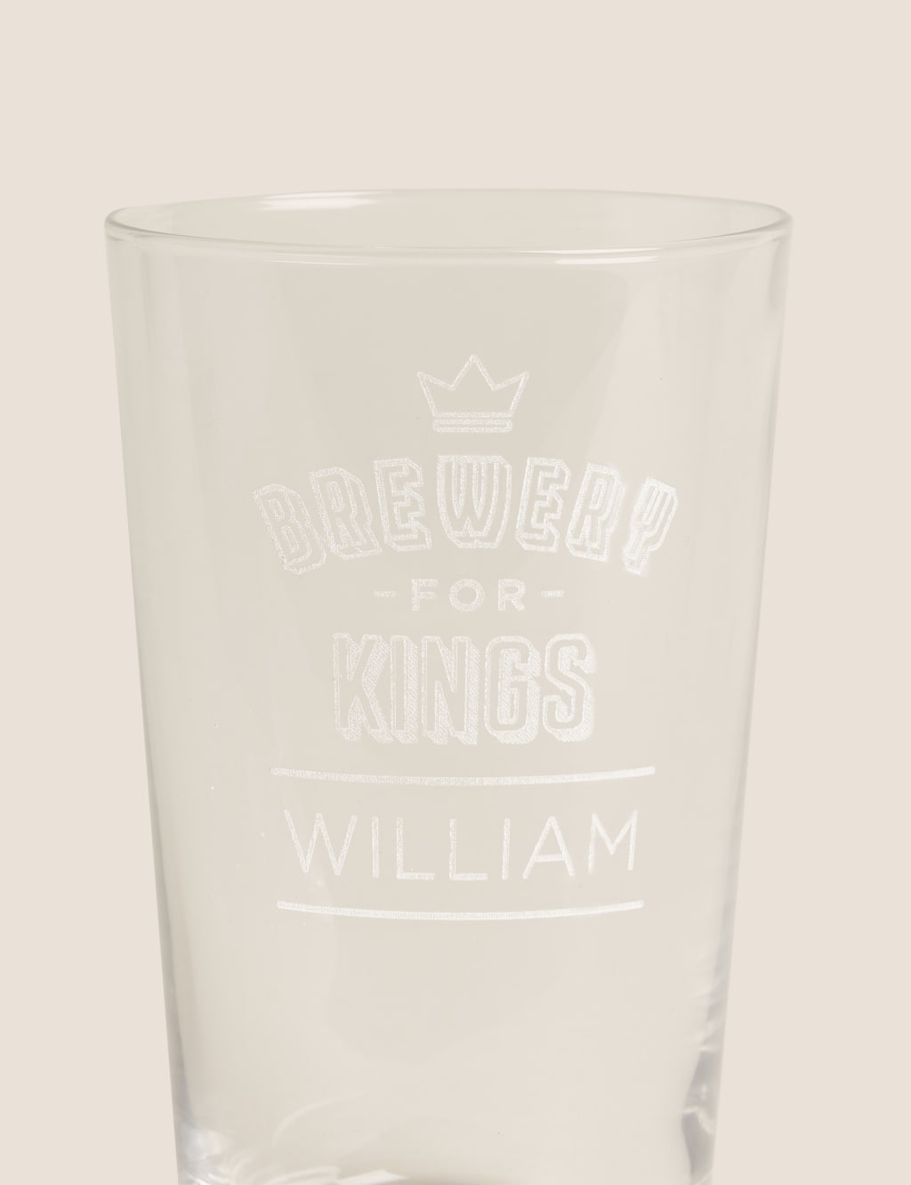 Personalised Beer Glass | M&S Collection | M&S