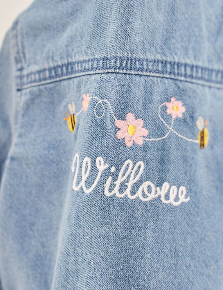 Personalised Bumblebee Denim Jacket (6 Mths-5 Yrs) | My 1st Years | M&S