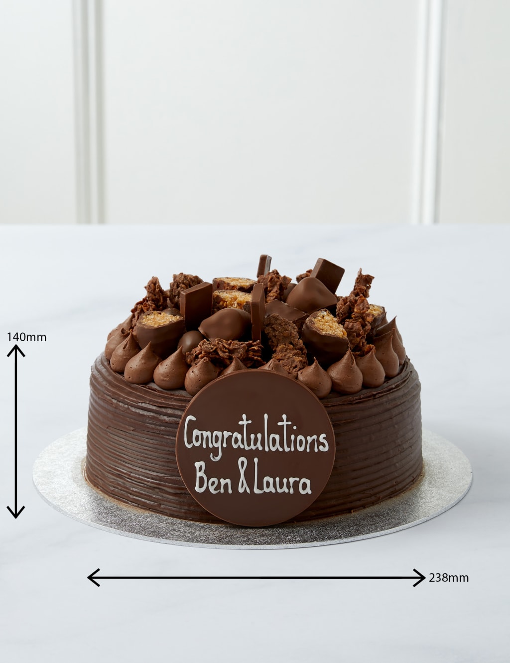 Personalised Extra Large Mini Bite Cake (Serves 24) | M&S