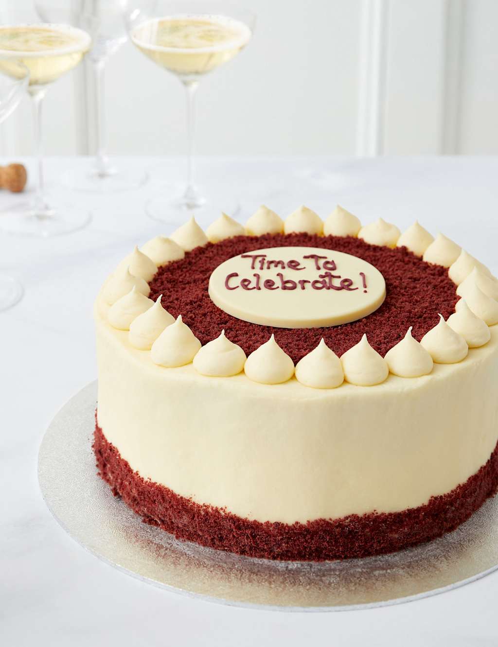 Personalised Extra Large Red Velvet Cake (Serves 24) | M&S