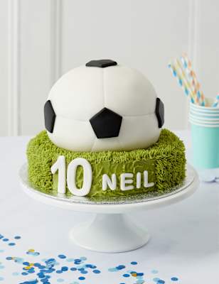 Personalised Football Cake (Serves 36) | M&S