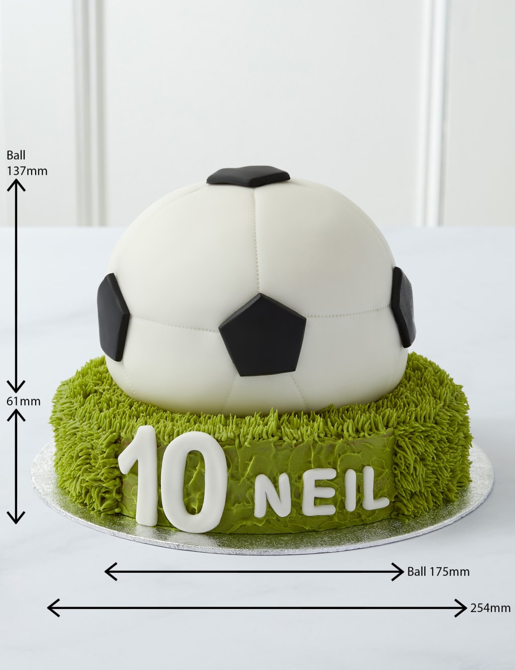 Personalised Football Cake (Serves 36) | M&S