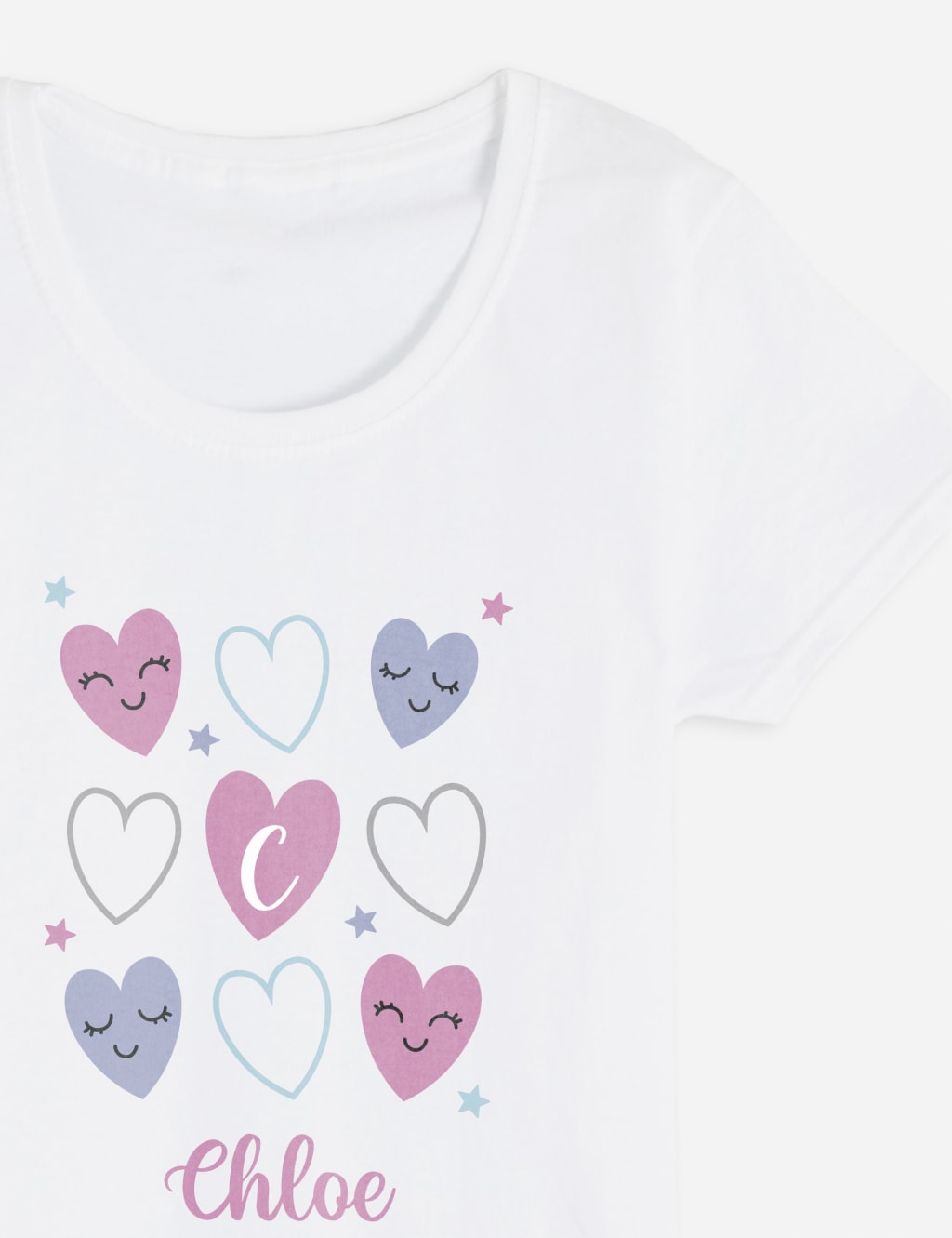 Personalised Heart Pyjamas (5-12 Yrs) | Dollymix | M&S