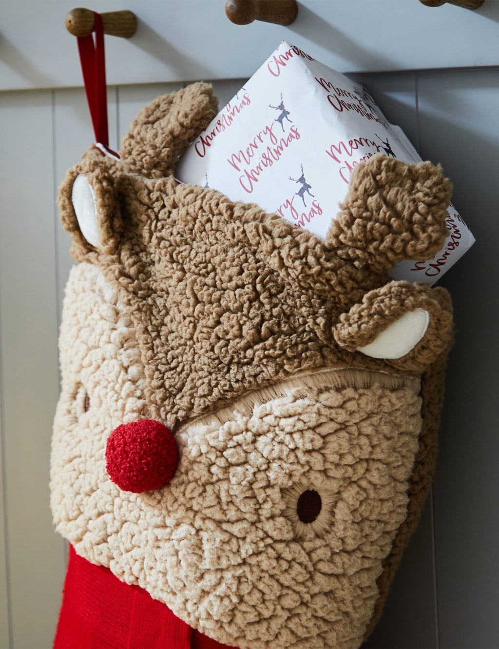 Personalised Large Reindeer Stocking | My 1st Years | M&S