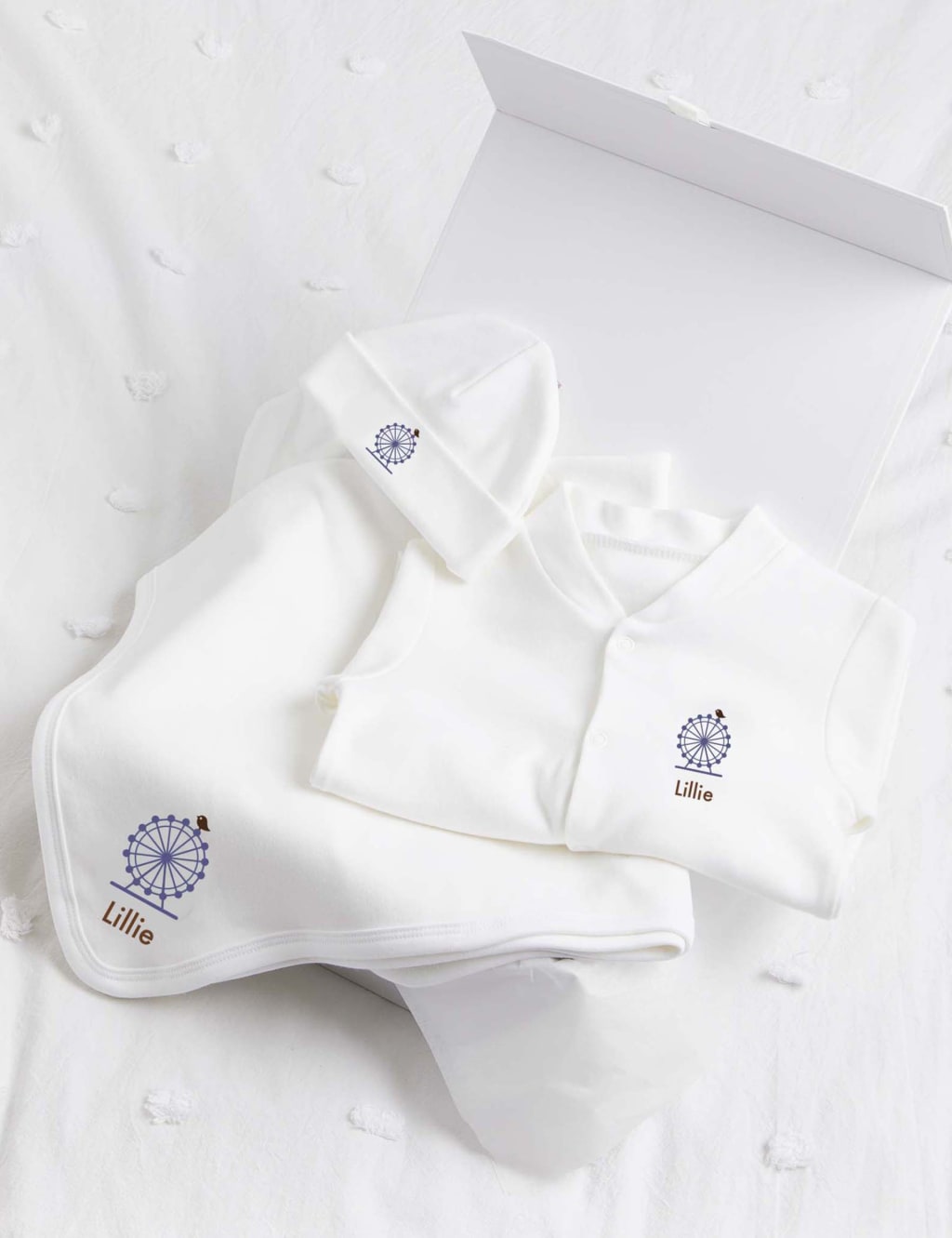 Personalised London Wheel Starter Set (0-12 Mths) | Molly & Monty | M&S