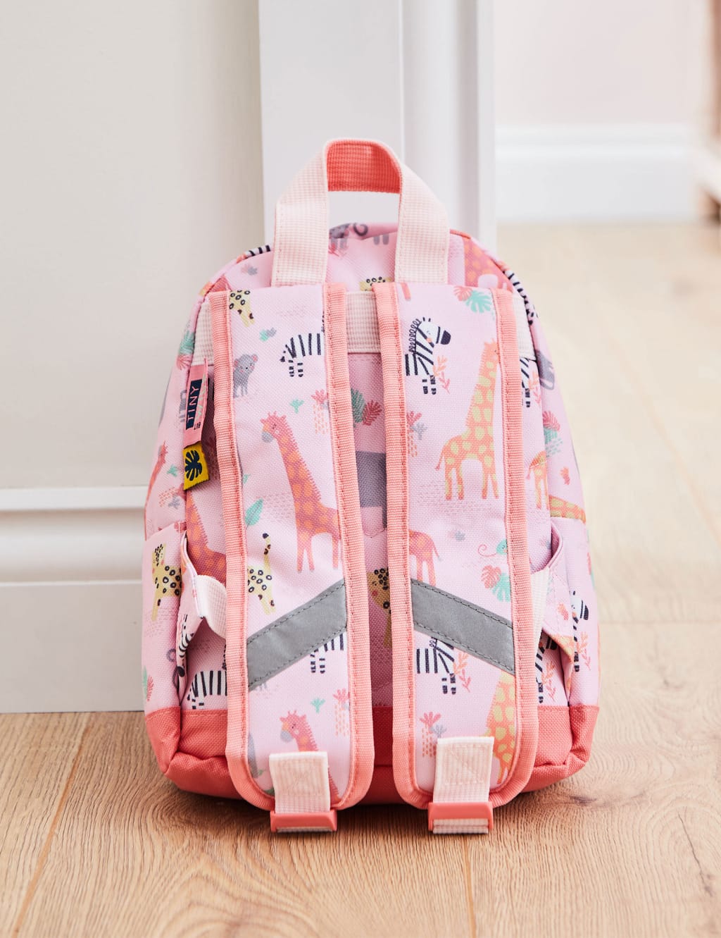Personalised Pink Safari Mini Backpack | My 1st Years | M&S