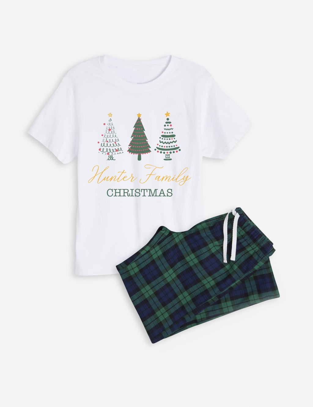 Personalised Tree Trio Toddler Pyjamas (12 Mths-4 Yrs) | Dollymix | M&S