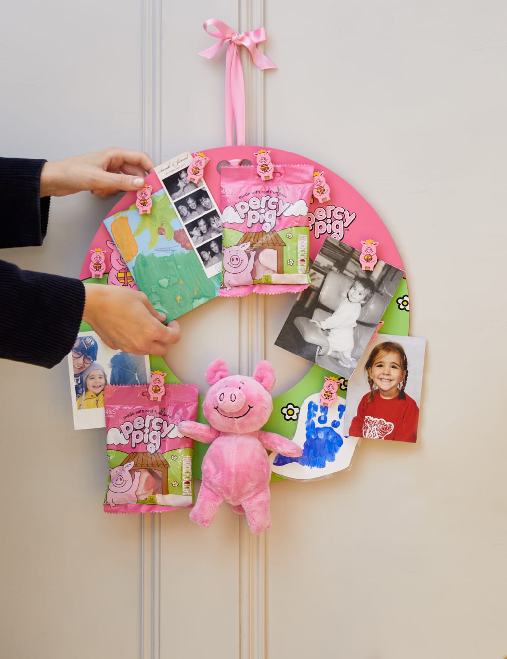 Buy Picture Holder with Percy Pig favourites & Plush Toy | Percy Pig™ | M&S