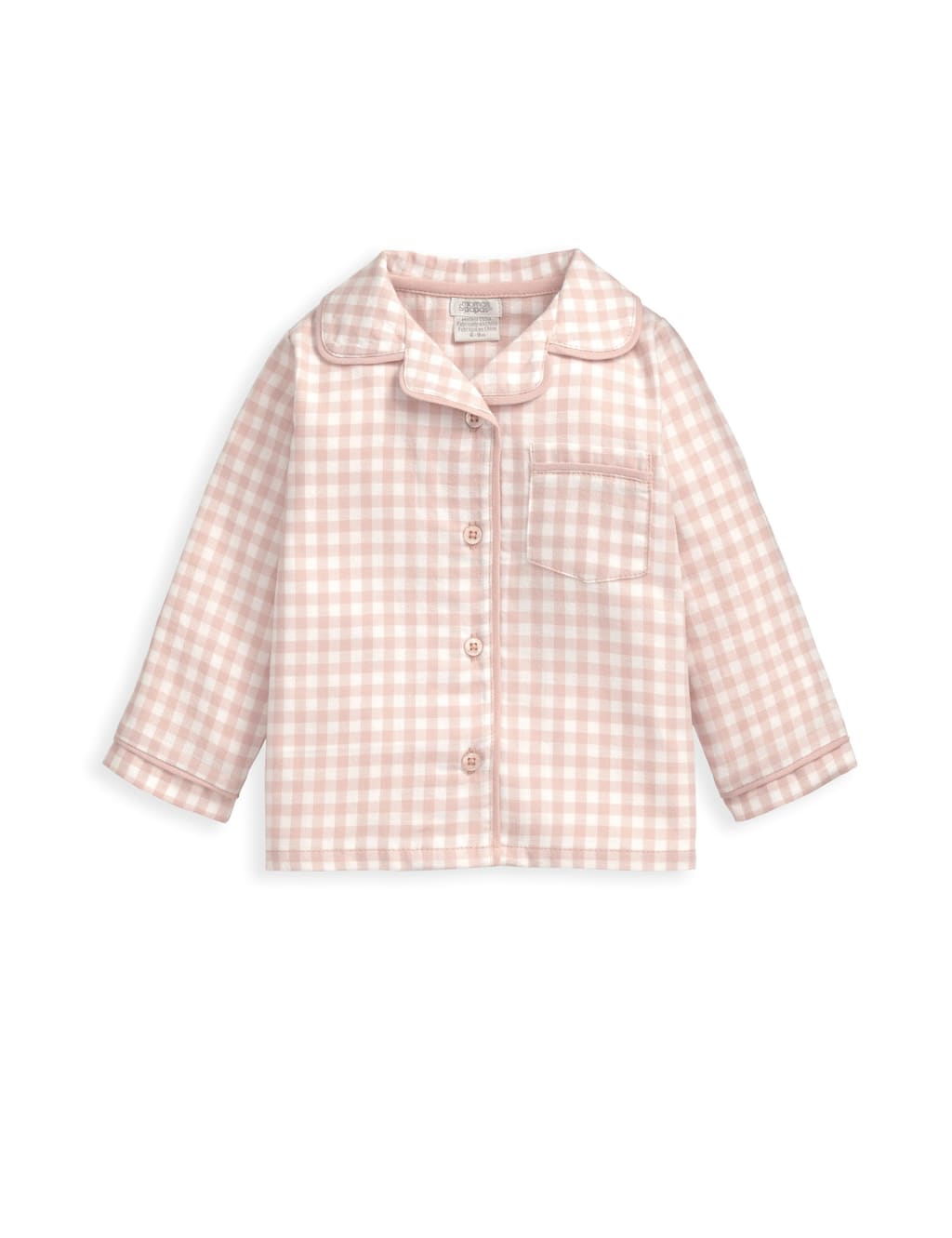 Pink Check Woven Pyjamas (6 Mths-3 yrs) | Mamas & Papas | M&S