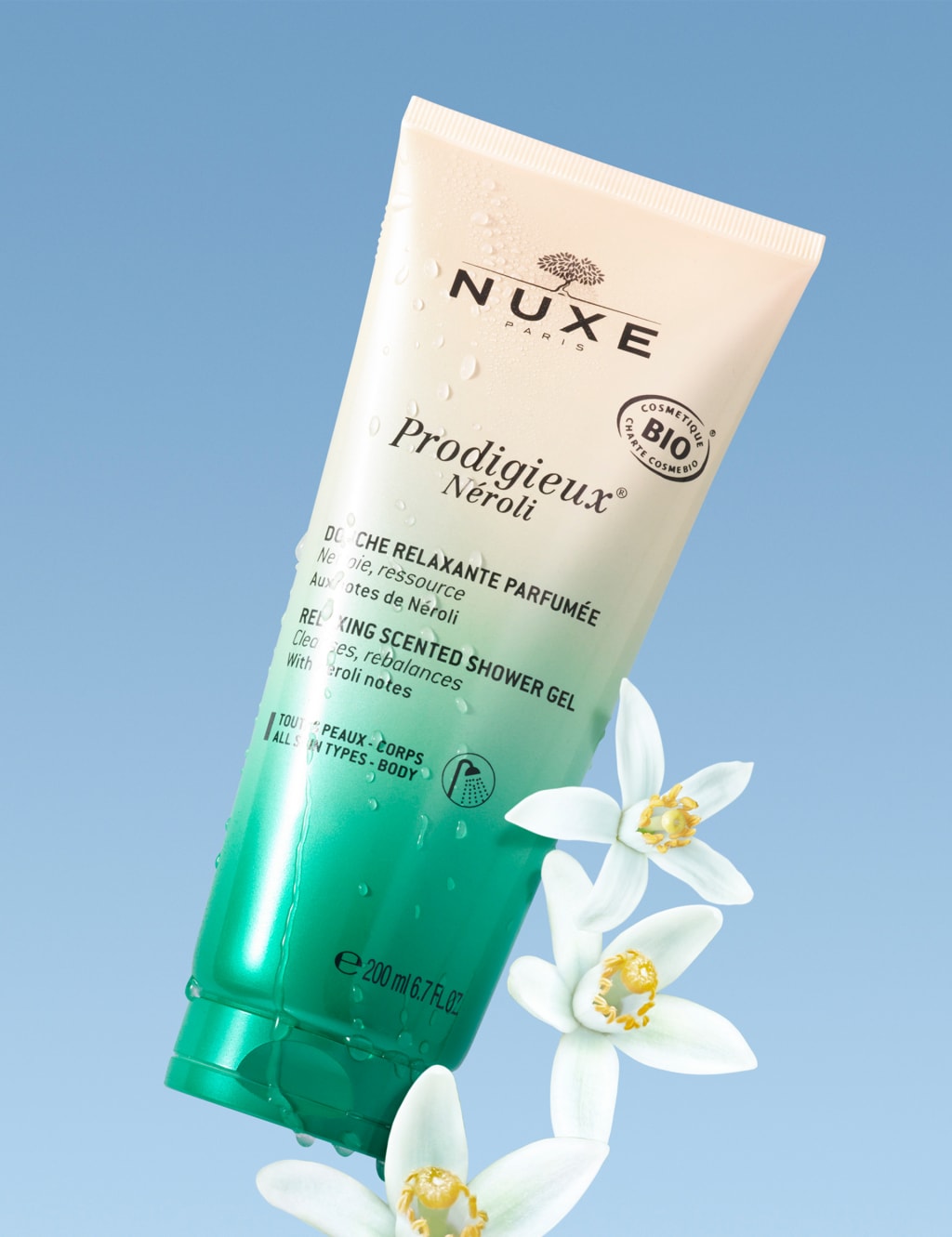 Prodigieux® Neroli Relaxing Shower Gel 200ml | NUXE | M&S