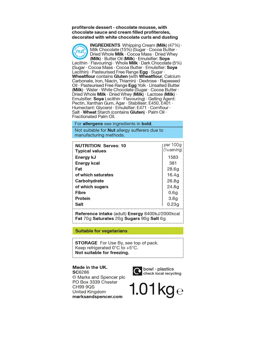 Profiterole Dessert | M&S