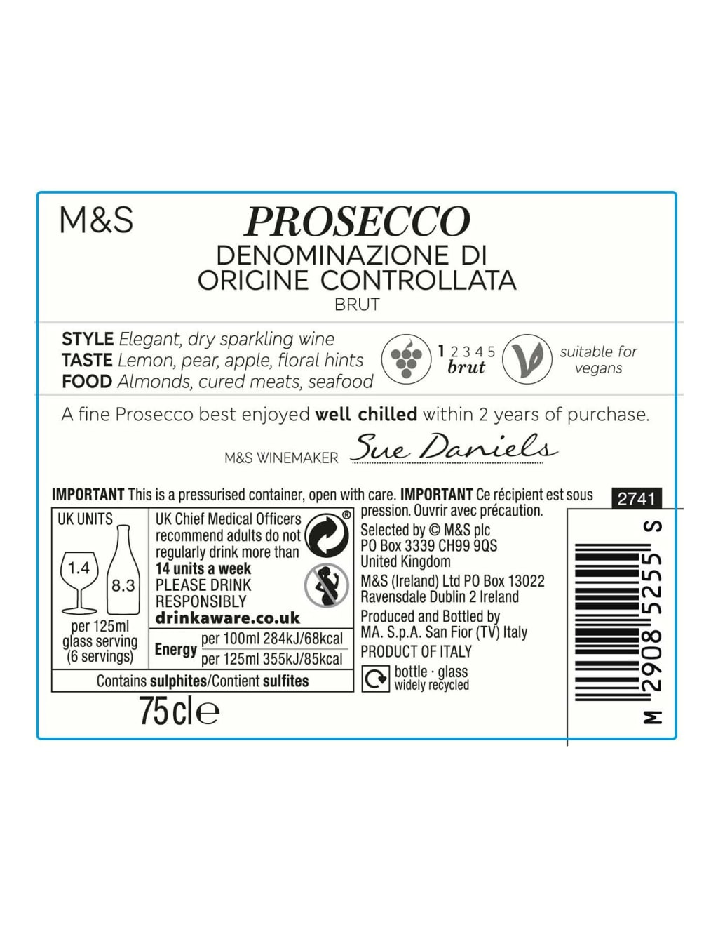 Prosecco - Case of 6 | M&S Classics | M&S