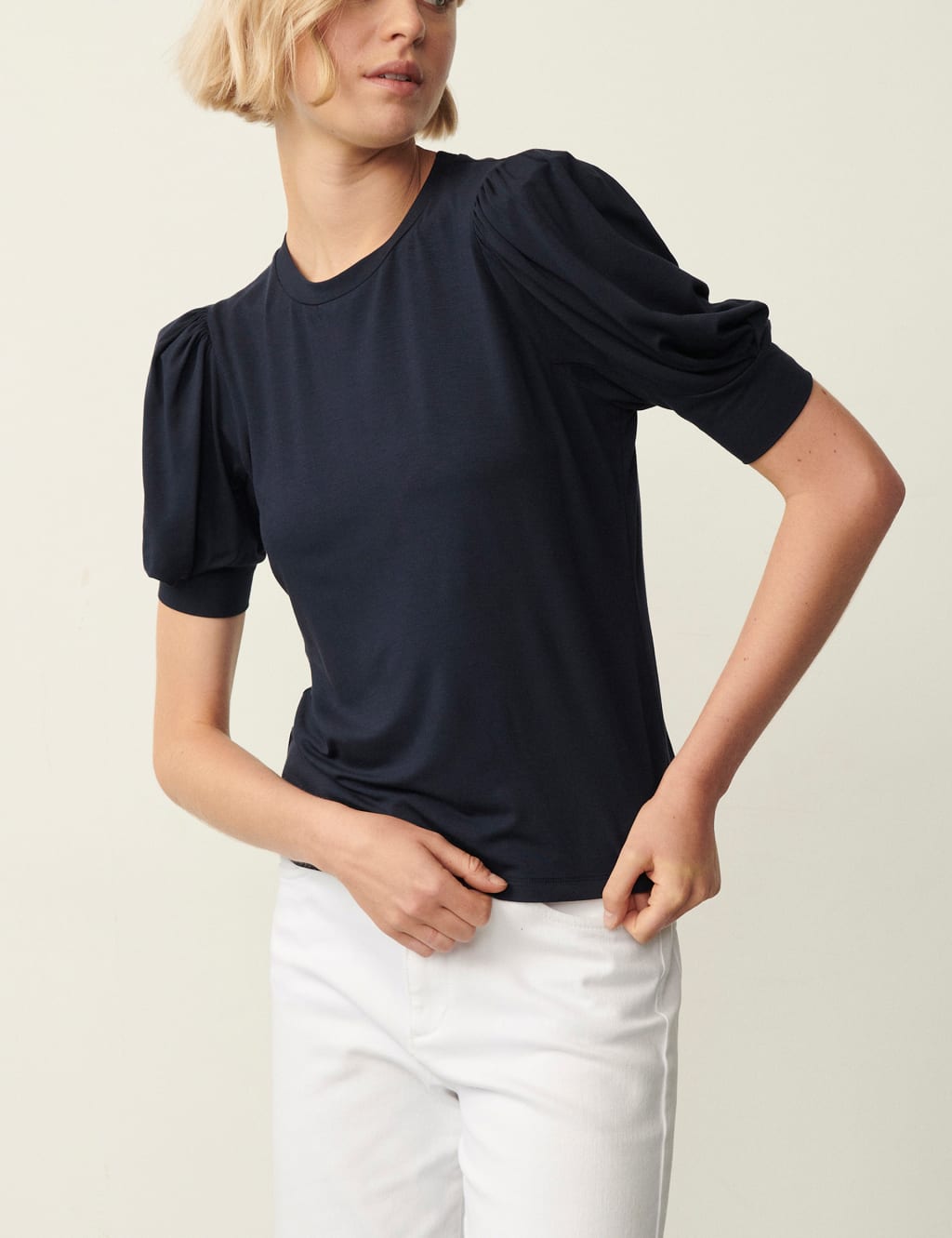 Puff Sleeve T-Shirt | Finery London | M&S