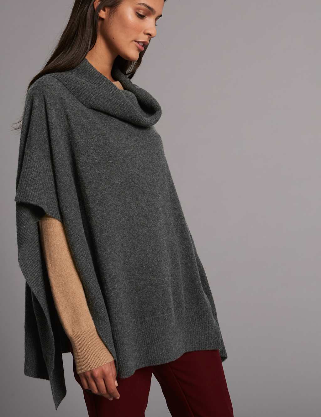 Pure Cashmere Turtle Neck Wrap | Autograph | M&S