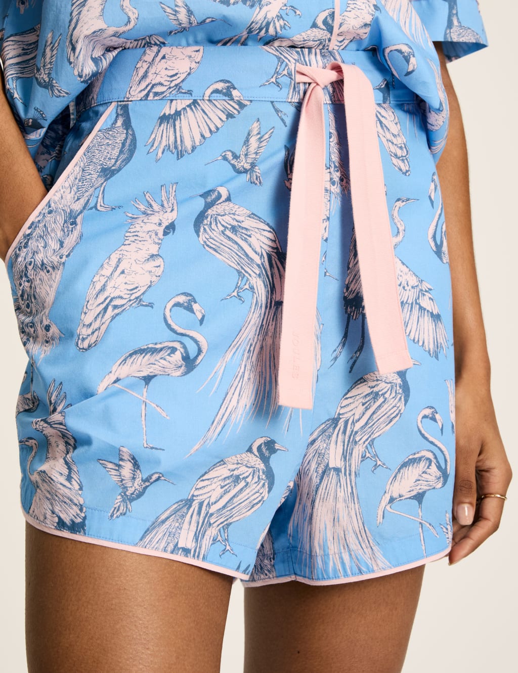 Pure Cotton Bird Print Pyjamas | Joules | M&S