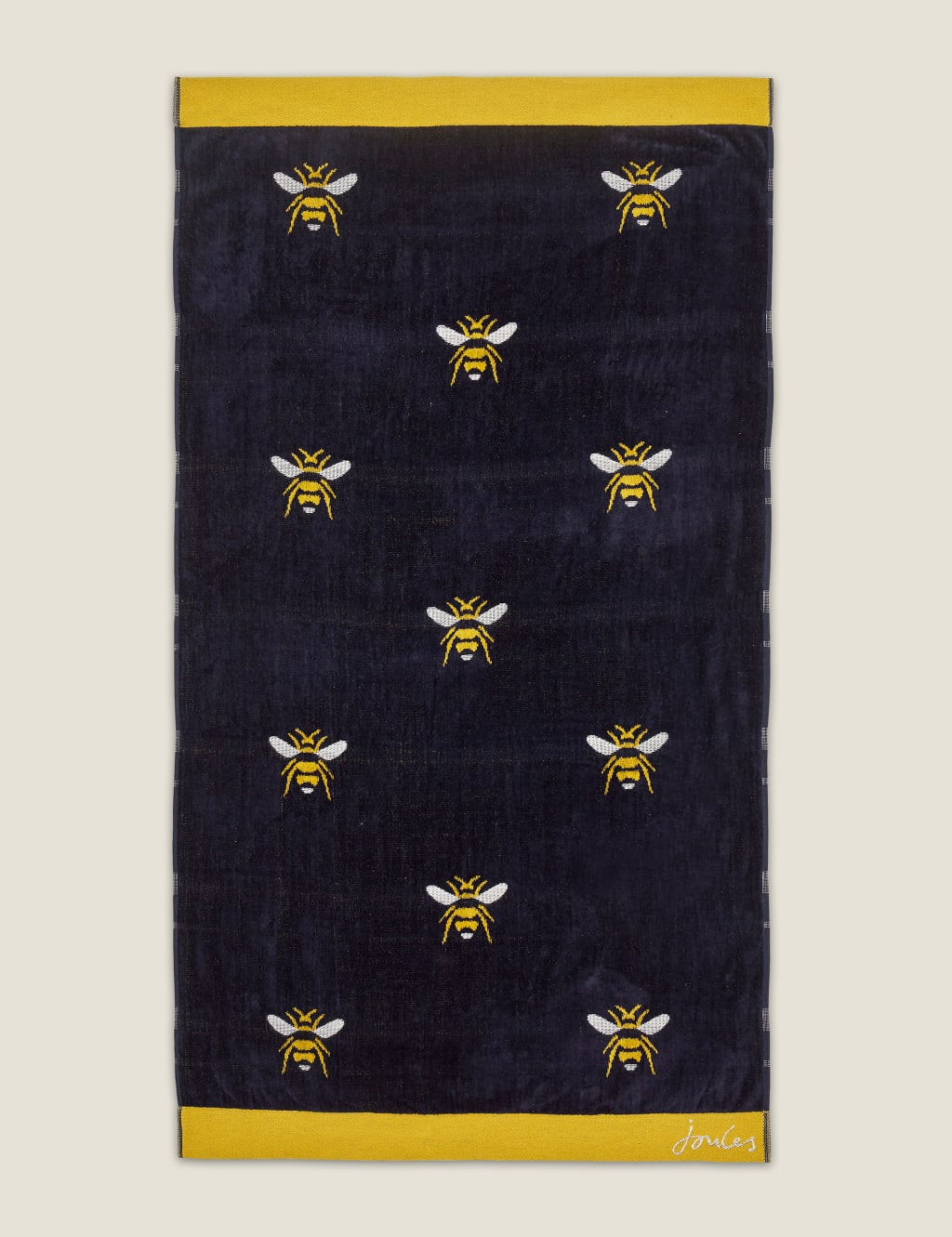 Pure Cotton Botanical Bee Towel | Joules | M&S