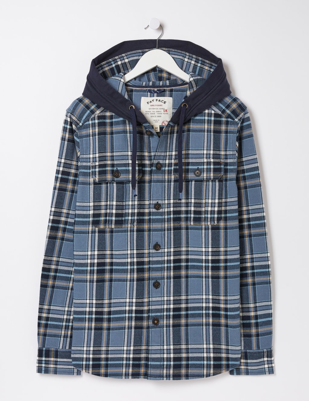 Pure Cotton Check Overshirt | FatFace | M&S