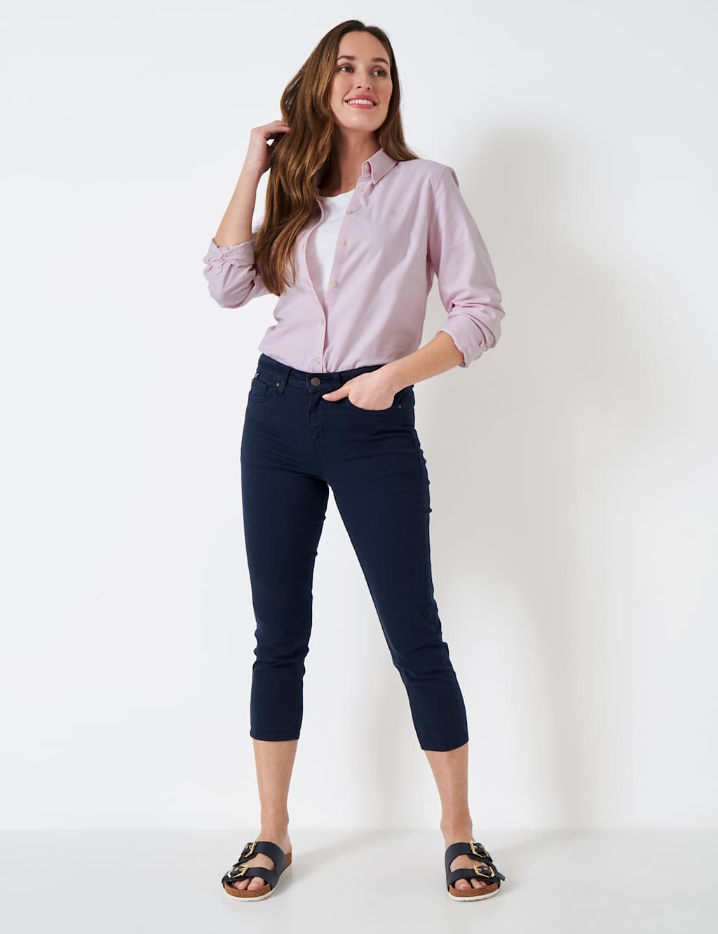 Pure Cotton Collared Shirt | Crew Clothing | M&S