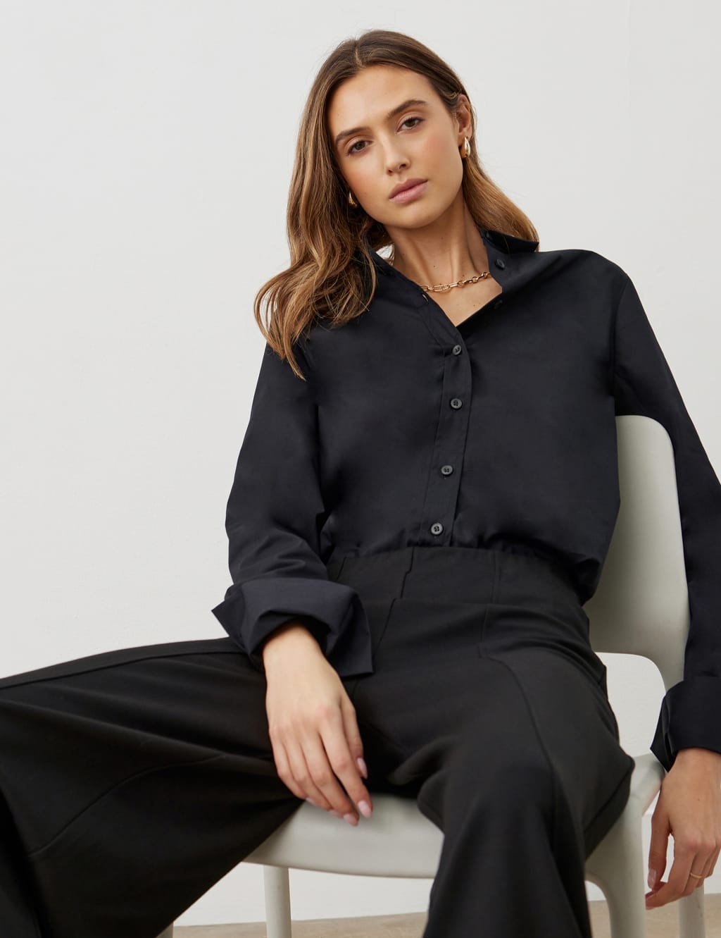 Pure Cotton Collared Shirt | Finery London | M&S
