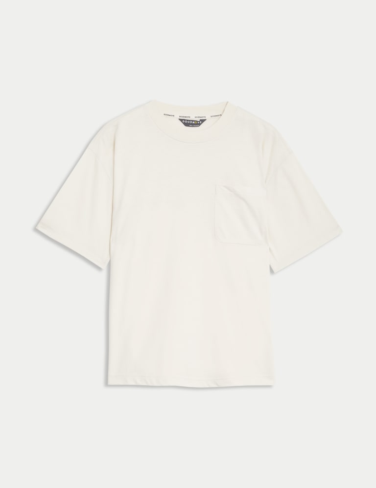 Pure Cotton Crew Neck Boxy T-Shirt | Goodmove | M&S